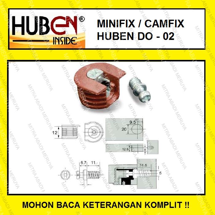 Jual Baut Knock Down Baut Minifix Camfix HUBEN DO - 02 HUBEN D0 - 02 ...