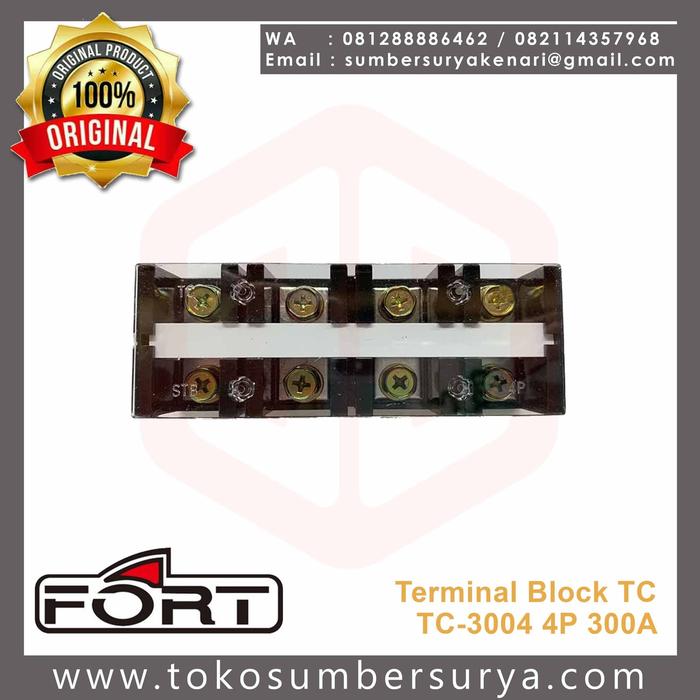 Jual Terminal Block TC-3004 / TC3004 4 Pole 300A Fort - Jakarta Pusat ...