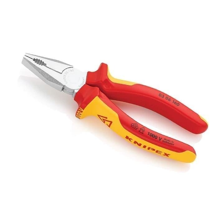 Jual 03 06 160 Knipex Combination Pliers / Tang Kombinasi Vde Insulated ...