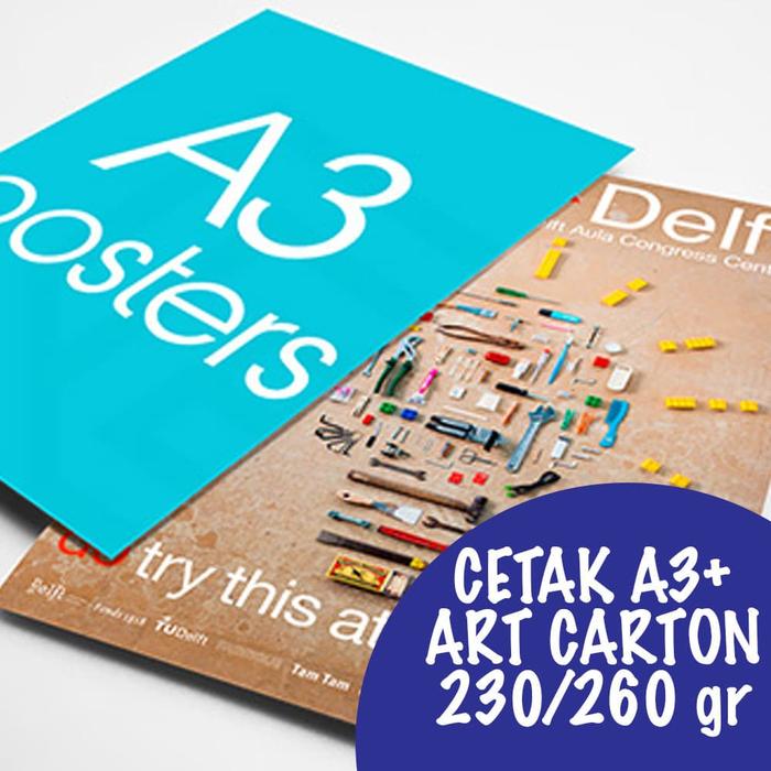 Jual Cetak A3+ Art Carton 230/260 gr untuk Brosur Poster - Kota Manado ...
