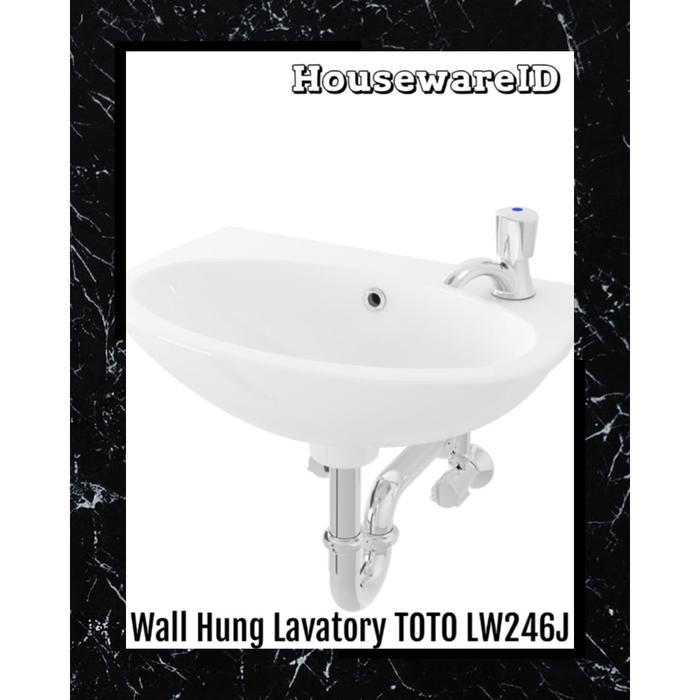 Jual Wastafel TOTO LW246J Original, washtafel lavatory toto tipe LW246 J - Jakarta Pusat ...