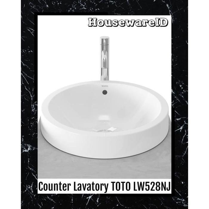 Jual Wastafel TOTO LW528NJ Original, washtafel lavatory tanam tipe ...
