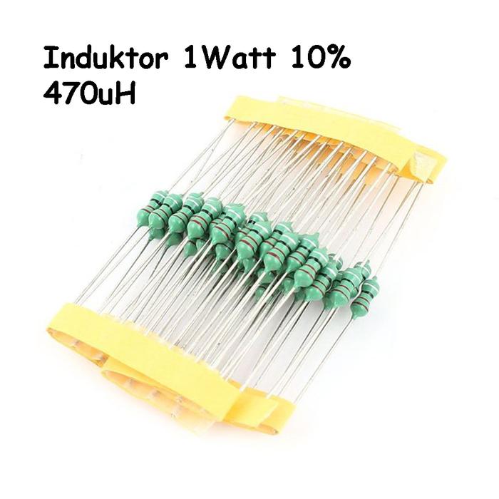 Jual Induktor 470uH 1W Inductor 470 uH 1Watt Toleransi 10% - Kota ...