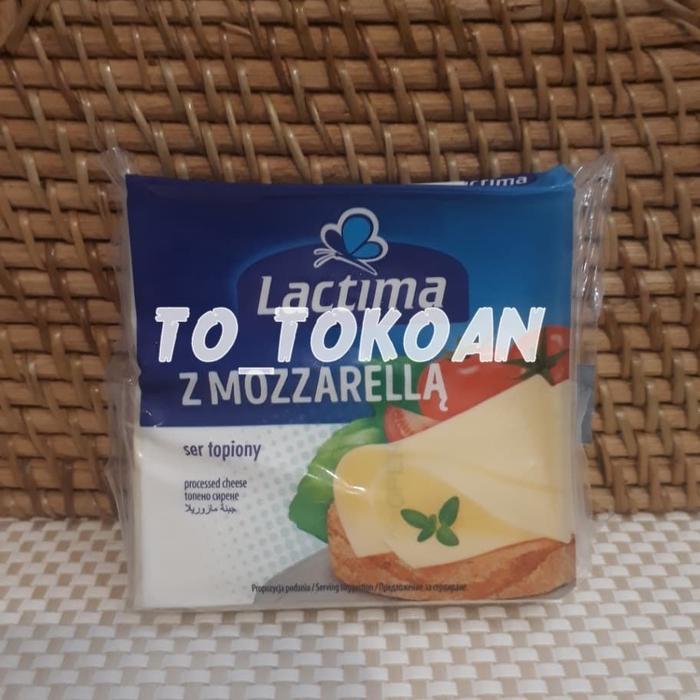 Jual LACTIMA CHEESE Z MOZZARELLA SLICES | KEJU MOZARELLA SLICE 130 GR ...