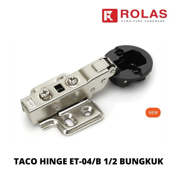 Jual TACO HINGE ET-04/B / ENGSEL SETENGAH BUNGKUK TACO / ENGSEL TACO ...