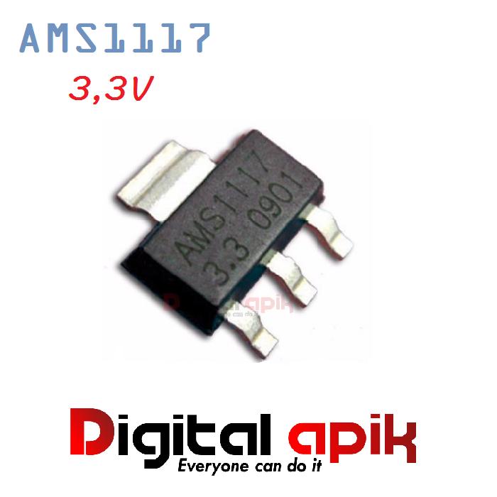 Jual AMS1117 3.3V 1A IC SMD Voltage Regulator 3,3V 3.3 V AMS 1117 SOT-223 - Kab. Semarang ...