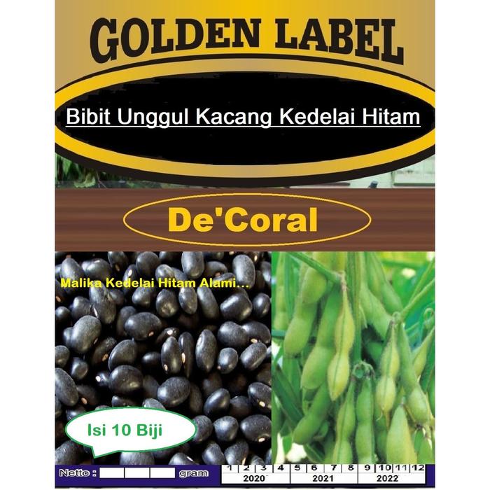 Jual Bibit Unggul Kacang Kedelai Hitam Malika | Bibit Kedelai - Kota ...