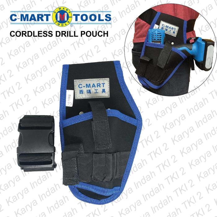Jual Cordless Drill Pouch Bag C-MART Tas Pinggang Bor Holder Cmart Tool ...