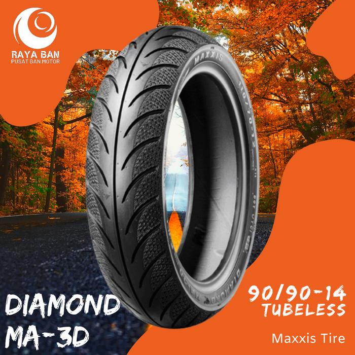 Jual Ban Motor Maxxis Diamond MA-3D 90/90-14 TL - Kota Pontianak - Raya ...