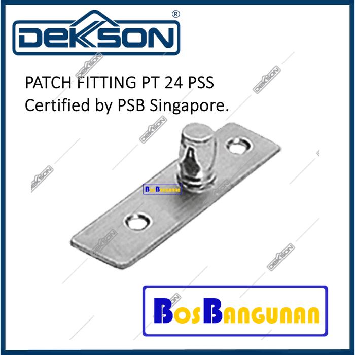 Jual Patch Fitting Glass Door DEKKSON PT 24 PSS / Jepitan Pintu Kaca - Kota Bandung ...