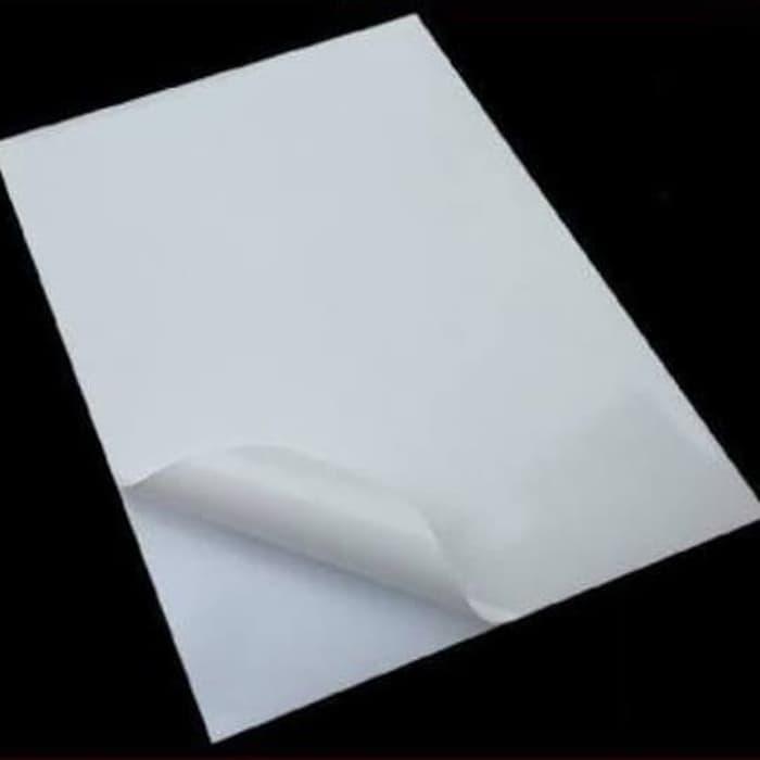 Jual Kertas Stiker Ukuran A4 bahan doff (isi 20 lembar) - Jakarta Utara ...