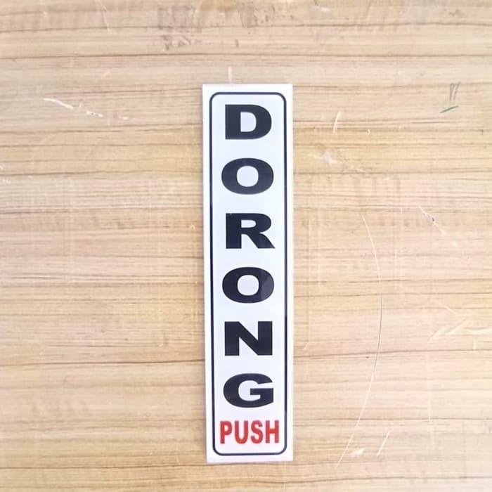 Jual SIGN AKRILIK DORONG UKURAN 5X20CM - Jakarta Barat - Sentral Safety ...