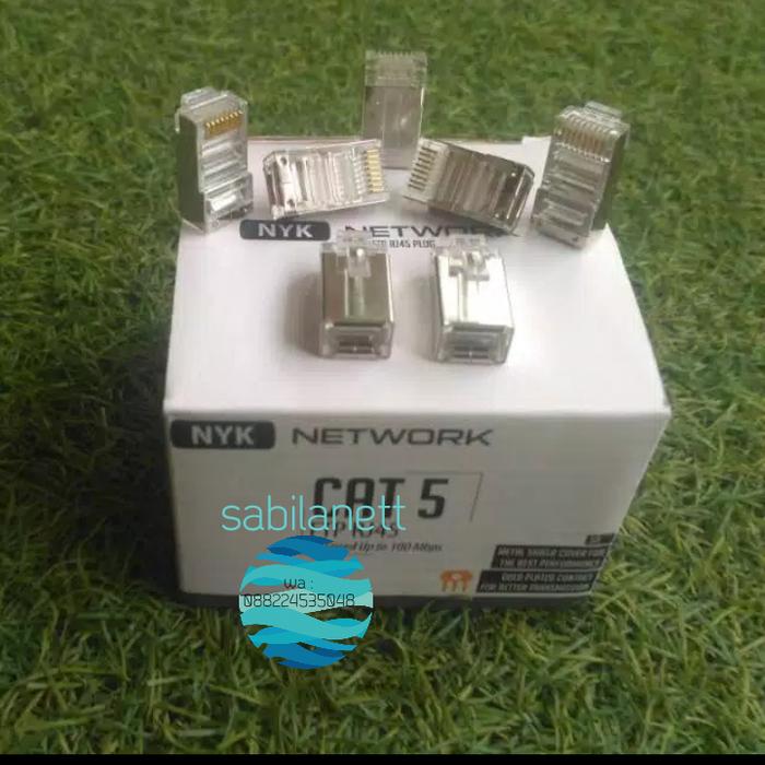 Jual Konektor Connector Kepala LAN RJ45 CAT5e FTP STP Outdoor - Kota ...