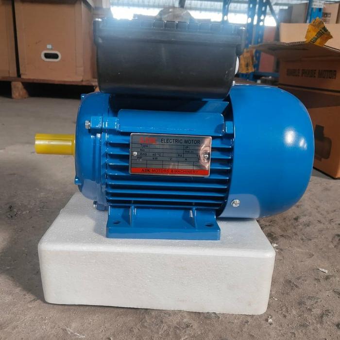 Jual Elektro Motor ADK 2 HP 1400 RPM 1 PHASE Dinamo Motor ADK - Kota ...