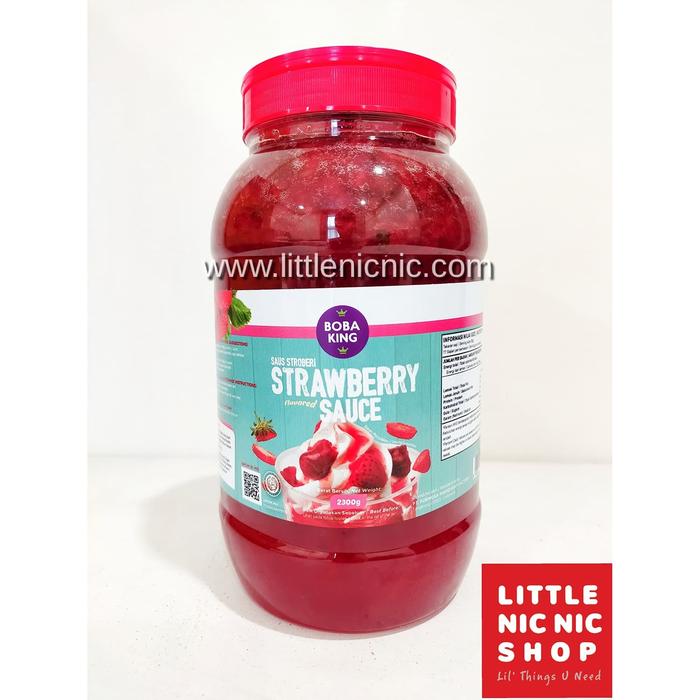 Jual Boba King Strawberry Jam 2 kg topping es krim dessert waffle ...