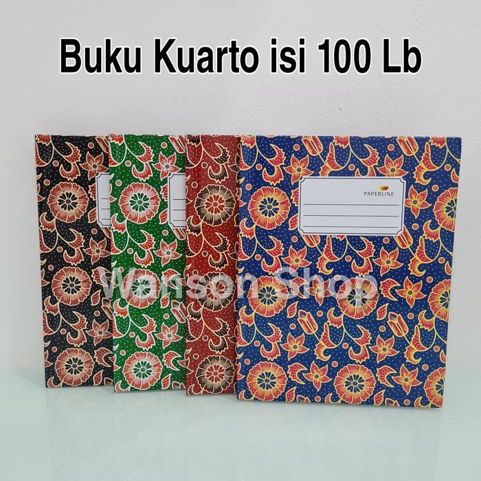 Jual BUKU TULIS KUARTO 100 LEMBAR PAPERLINE MURAH / BUKU AKUNTANSI ...