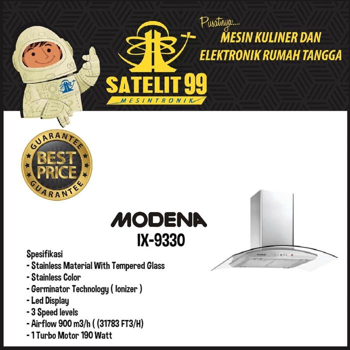 Jual COOKER HOOD ISLAND 90CM MODENA TYPE IX-9330 - Kota Surakarta ...