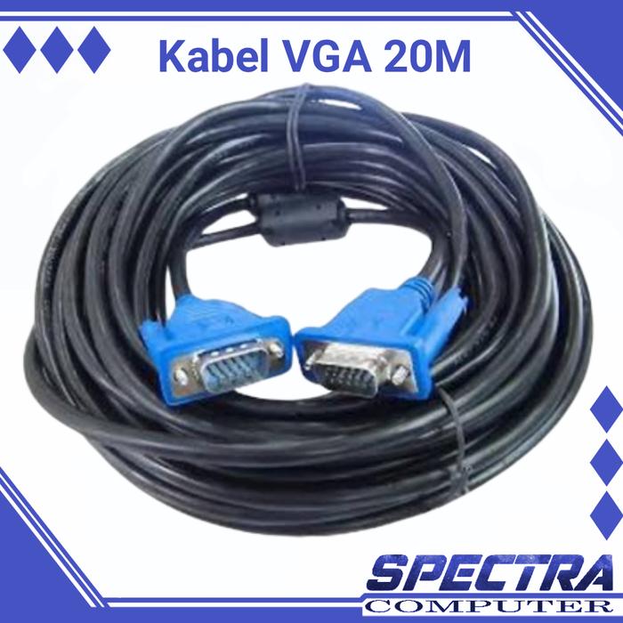 Jual Kabel VGA 20M - VGA 20 Meter male to male High Quality - Kota Surakarta - SPECTRA Computer ...