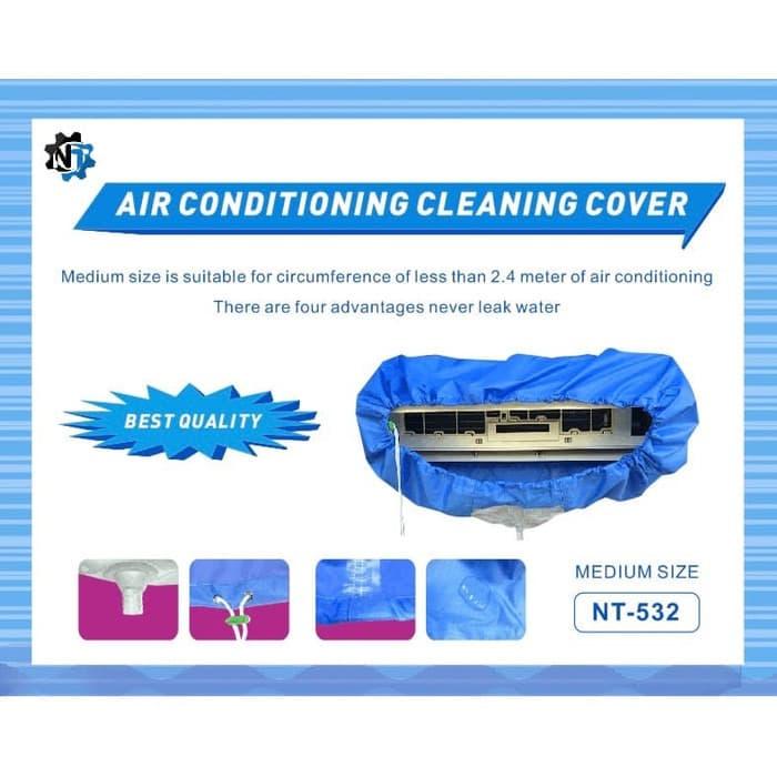 Jual PLASTIK PELASTIK CUCI AC CLEANING COVER 1/2PK - 1 1/2PK - Jakarta ...
