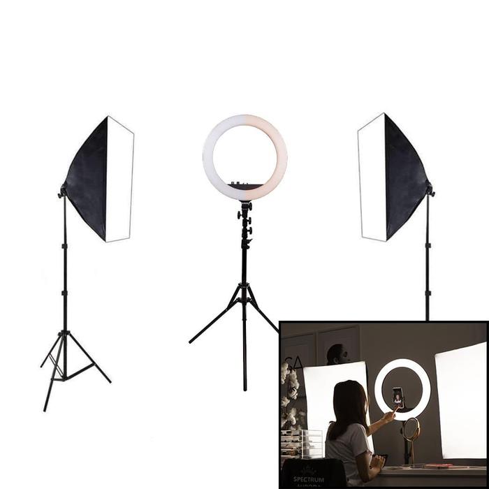 Jual ring light dan softbox continuous lighting - Jakarta Barat ...