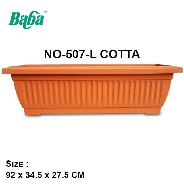 Jual Pot Tanaman BABA NO-507-L Cotta Plastic Planter Box - Jakarta ...