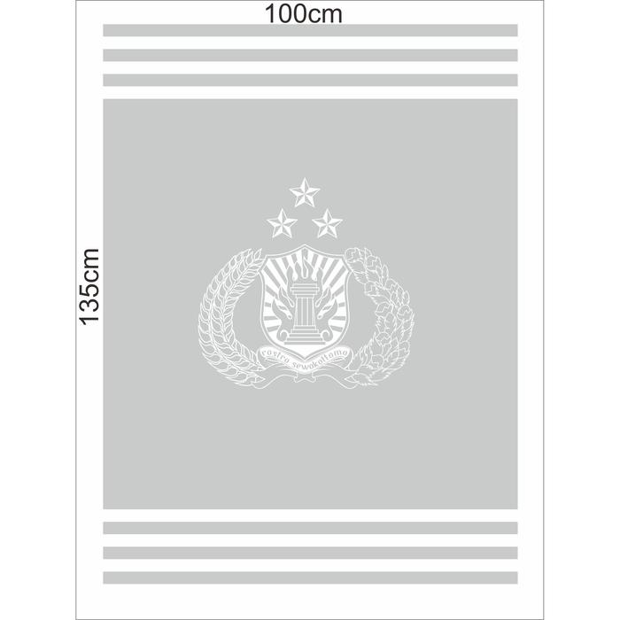 Jual CUTTING STIKER STICKER SANDBLAST SUNBLAST LOGO POLRI CUSTOM - Kota ...