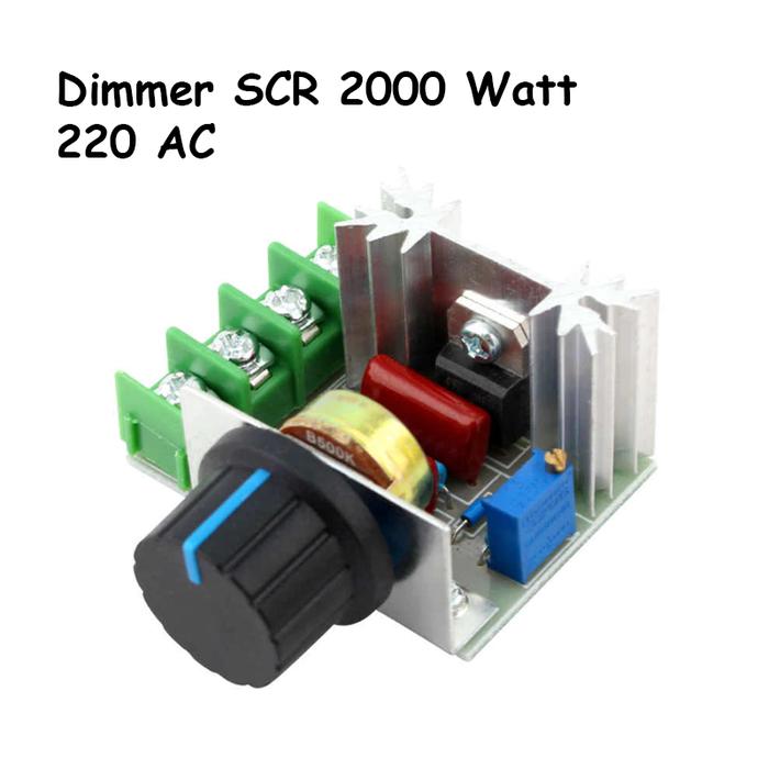 Jual Modul Dimmer SCR 2000w 2000 Watt Module Speed Controller Motor 220 ...