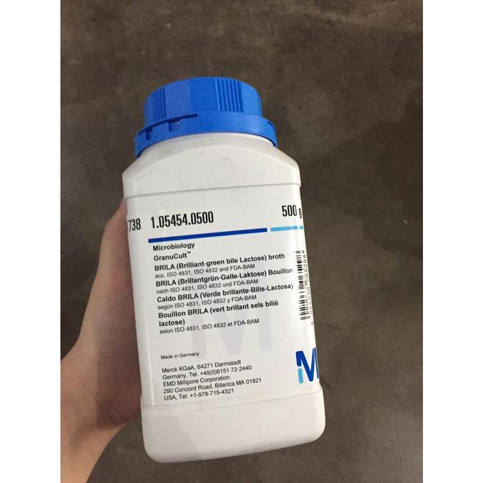 Jual MERCK 1.05454 .0500 Brilla - Brilliant Green Bile Lactose Broth ...
