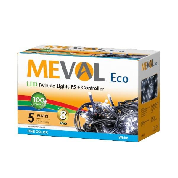 Promo LED Kelap-Kelip ECO F5 + Kontroler, Putih -MEVAL - Jakarta Barat ...