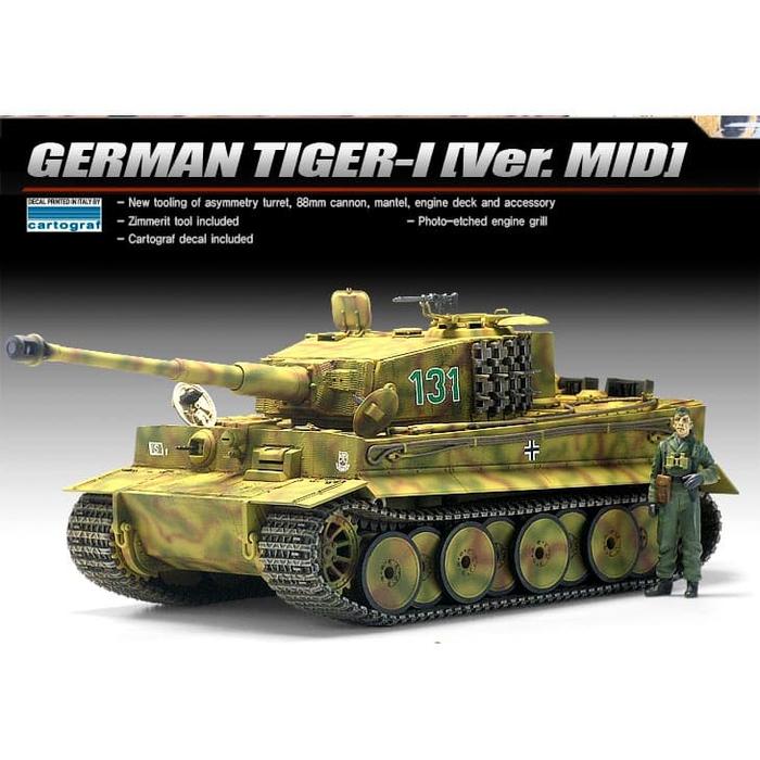 Promo Model Kit Academy Tiger."Anniv.70 Normandy Invasion 1944" 13287 1 ...