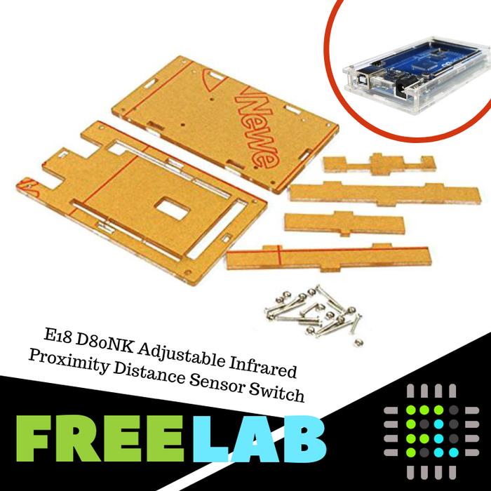 Jual Kotak Akrilik Transparan Arduino Mega 2560 R3 Leonardo Acrylic ...