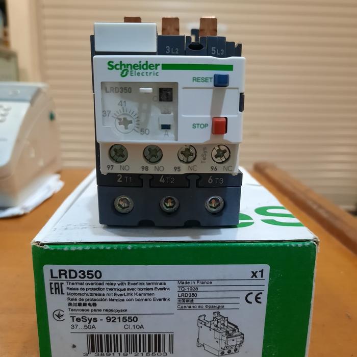 Jual Thermal Overload Relay LRD350 Schneider - Jakarta Pusat - RASYA ...
