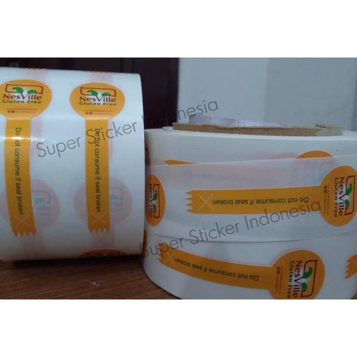 Jual Sticker Roll Custom Water Proof Vinyl Putih (Print + Cut) - Kota ...