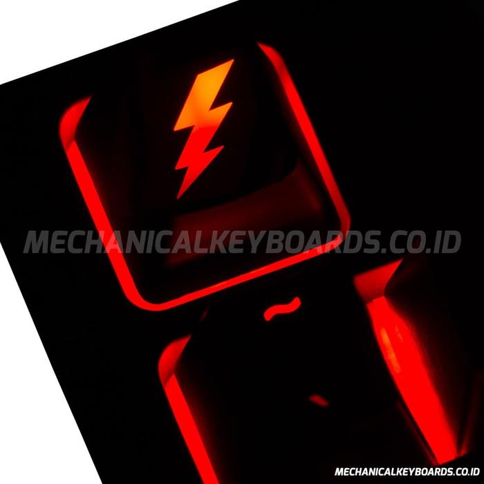 Jual Lightning Bolt ABS Backlit Keycap (Black) - Kota Semarang ...