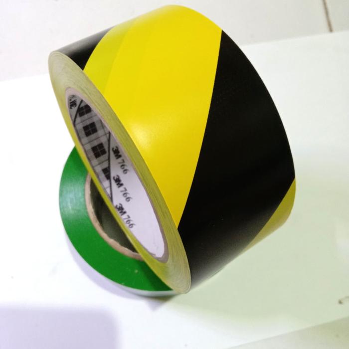 Jual Lakban Lantai 3M 766 kuning hitam - Isolasi Lantai Vinyl 2" x 33 meter - Kota Tangerang ...