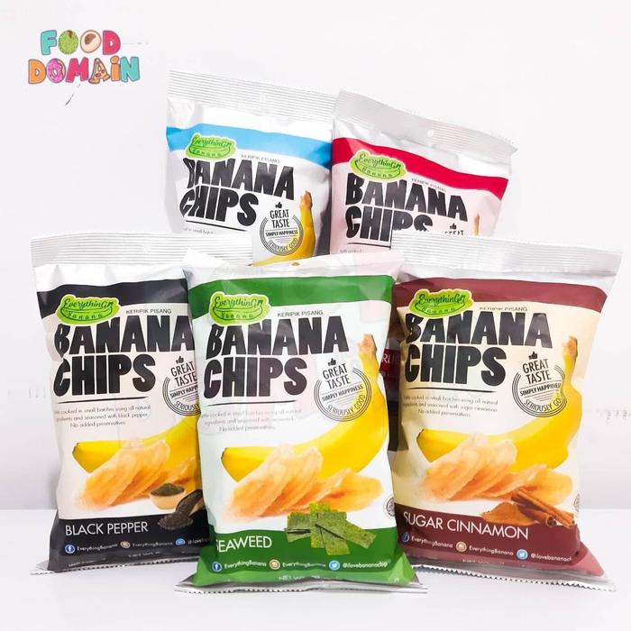 Jual Snack Banana Chips - Aneka Varian Rasa - Everything Banana - 80 gr ...