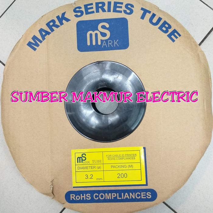 Jual TUBE / TUBING MARKER 3,2mm (Untuk kabel 1,5mm) Merk MARK - Jakarta ...