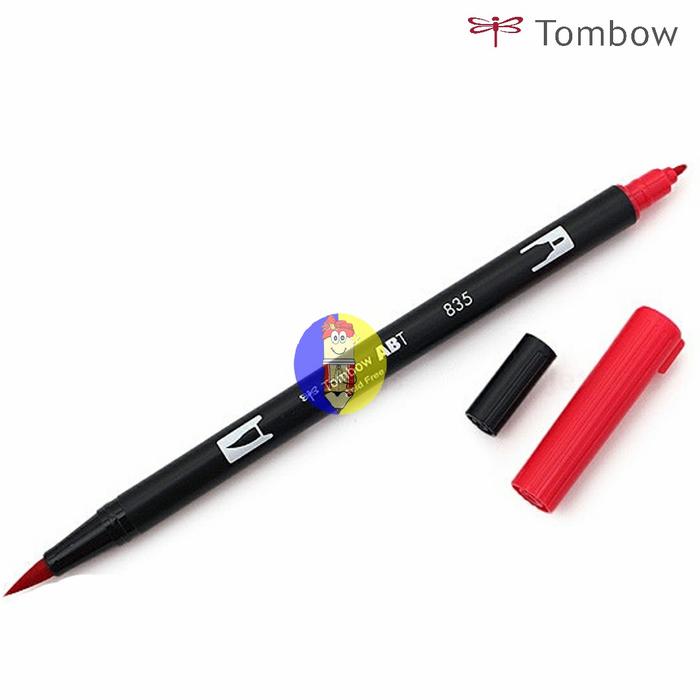 Jual [ Buy 6 GET 6 ] Tombow ABT Dual Brush Pen ( RED SERIES ) - 835 ...
