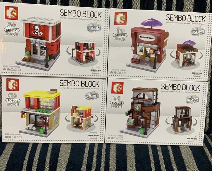 Jual PROMO Lego Kw Sembo Block Mini Modular 4 in 1 KFC,Haagen Dazs,McD ...