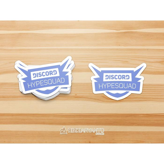 Jual Sticker - Stiker Logo Discord Hypesquad untuk PC Laptop HP dll ...