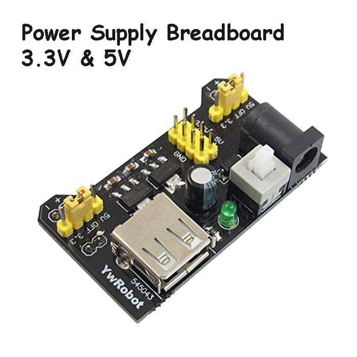Jual Modul Power Supply 3.3V 5V Breadboard MB-102 Module - Kota ...