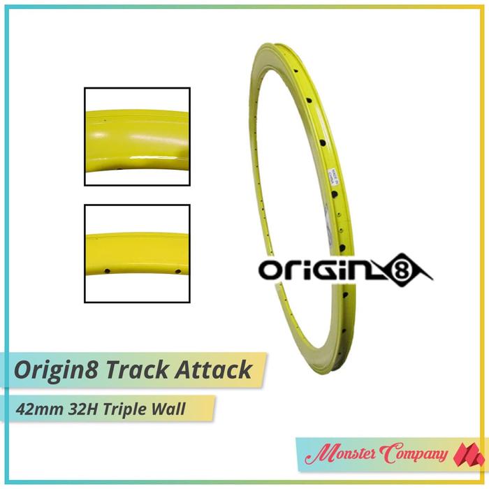 Jual Rims Origin8 700c 42mm 32Hole Track Attack Origin 8 - Jakarta ...