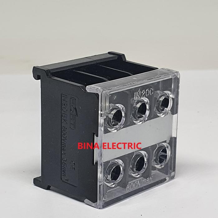 Jual Terminal Block IN20 3P 30A / Terminal Blok Type IN20 IN 20 3P 30A ...