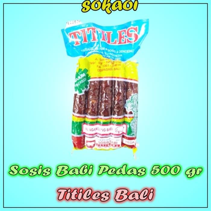 Jual SOSIS BABI PEDAS TITILES DAGING BABI MAKANAN JADI OLEH OLEH BALI ...