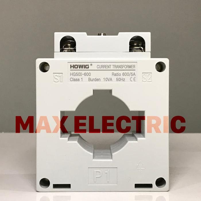 Jual CT HOWIG - HG50i-600, 600/5A, Class 1, 10VA (Current Transformer ...