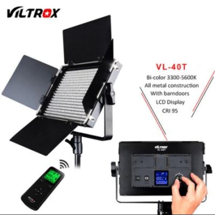 Jual LAMPU LED VILTROX VL-40T LIGH TING FOTO STUDIO - Jakarta Pusat - jayabaru89 | Tokopedia