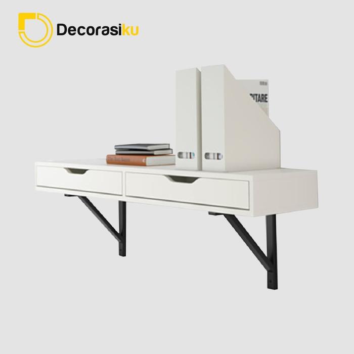 Jual Sale Rak dinding 2 Laci 80cm / Meja Rias / Meja gantung / Drawer ...
