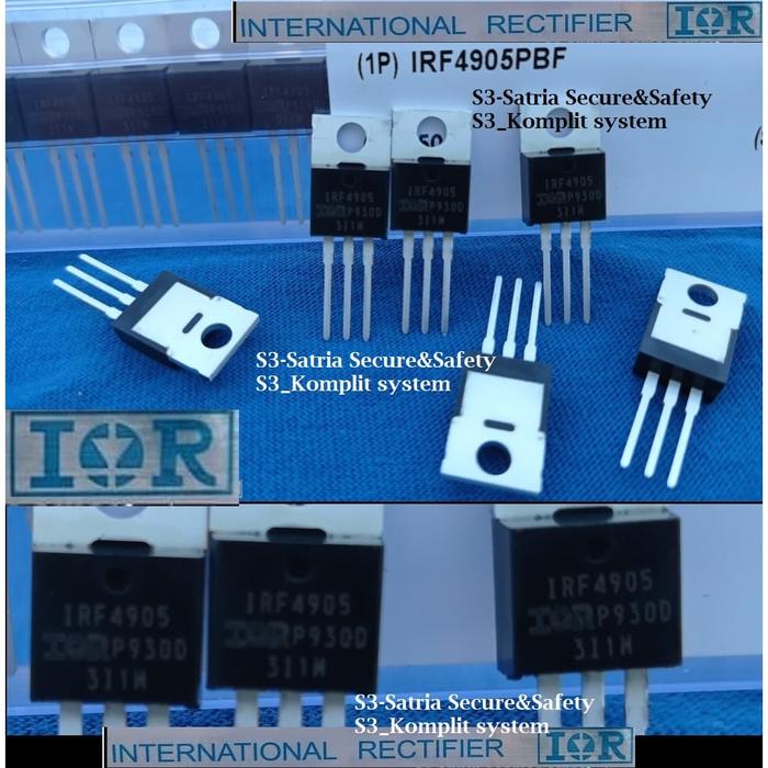 Jual IRF4905 MOSFET IRF 4905 Transistor IRF4905PBF - Jakarta Timur - S3 ...