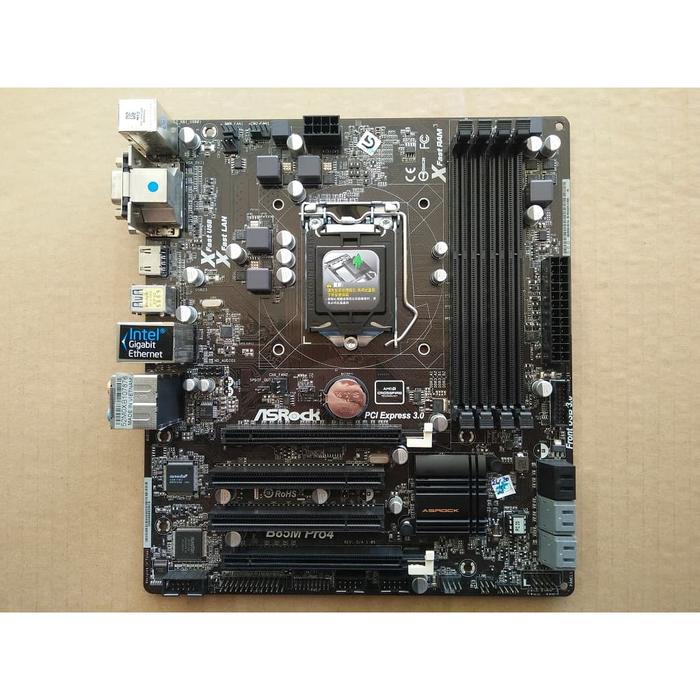 Jual Motherboard Gaming ASRock B85M Pro4 LGA1150 B85 H81 H87 Z97 4-slot ...