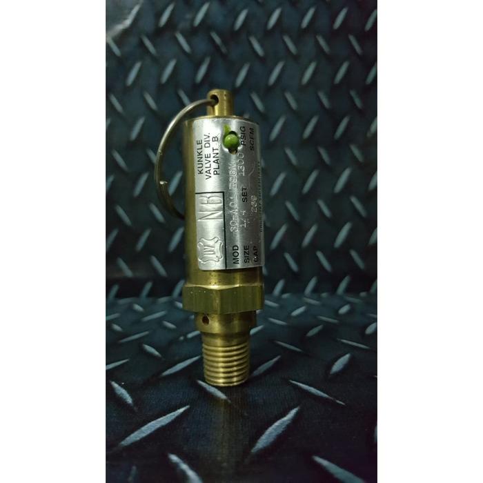 Jual KUNKLE Safety Valve Set 1300 PSI 1/4 Inch Model 30-A01 - Jakarta ...